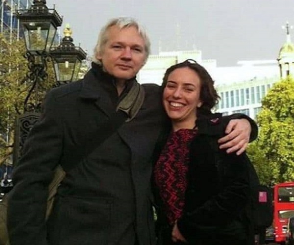 Who are Julian Assange wife and ex-wife? children